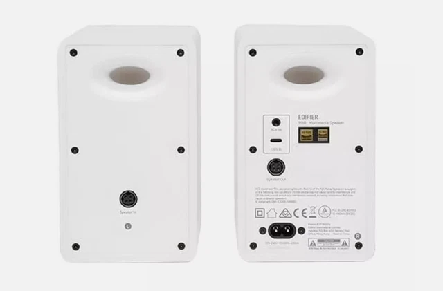 EDIFIER M60 HI-RES White Active Bookshelf Studio Speakers/Monitors with ...