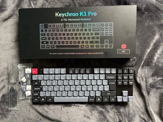 KEYCHRON K1 PRO TKL Wireless Mechanical Keyboard - UK Layout £55.00 ...