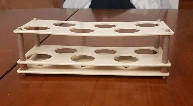 SUPPORT PORTE TUBE à essai Laboratoire Chimie Physique vintage EUR 2,50 ...