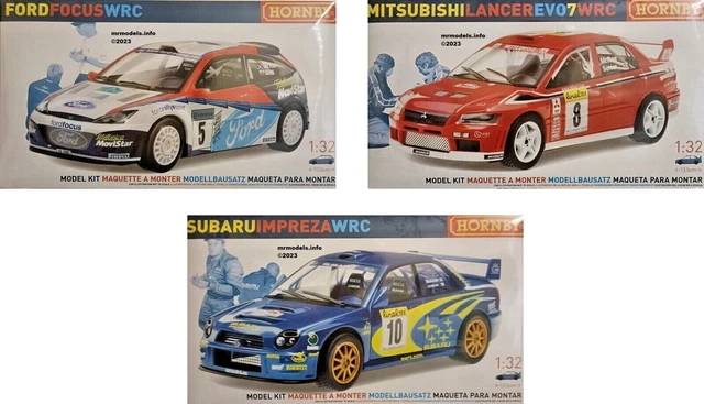 HORNBY 1/32 WRC Car New Plastic Model Kit Airfix Type Mr Models £12.95 ...