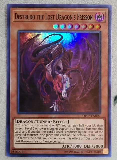 DESTRUDO THE LOST Dragons Frisson OP07-EN007 Super Rare Yugioh NM $34. ...