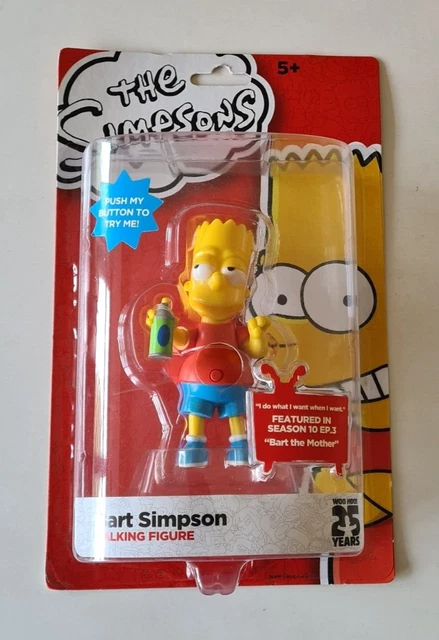 THE SIMPSONS 25 Years 25th Anniversary Bart Simpson Talking Figure ...