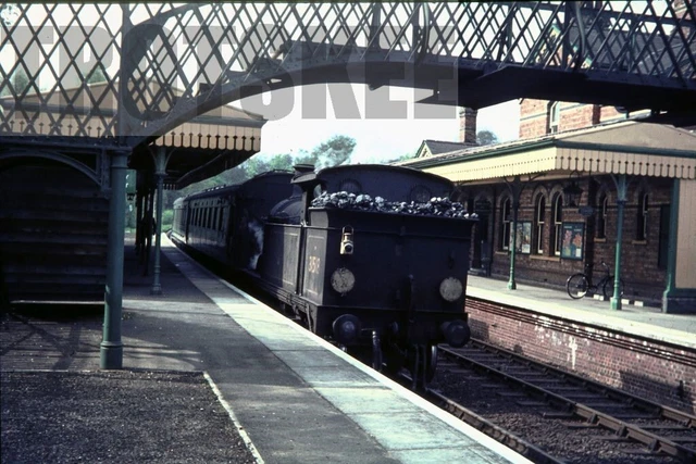 35MM SLIDE BR British Railways Steam Loco 31518 Class H Cowden 1963 ...