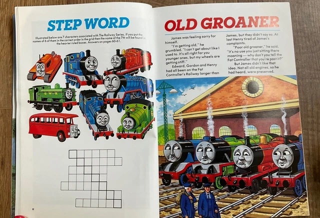 VINTAGE THOMAS THE TANK Engine Activity Story Book £6.00 - PicClick UK