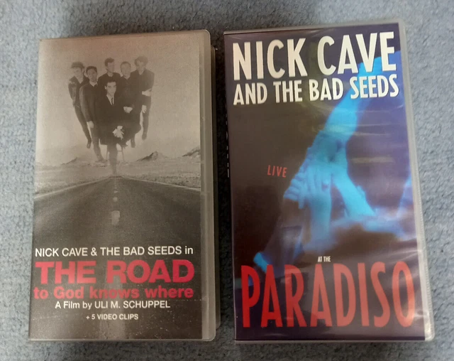 RARE NICK CAVE + Bad Seeds Vhs Tapes Live At Paradiso Road To God Knows ...