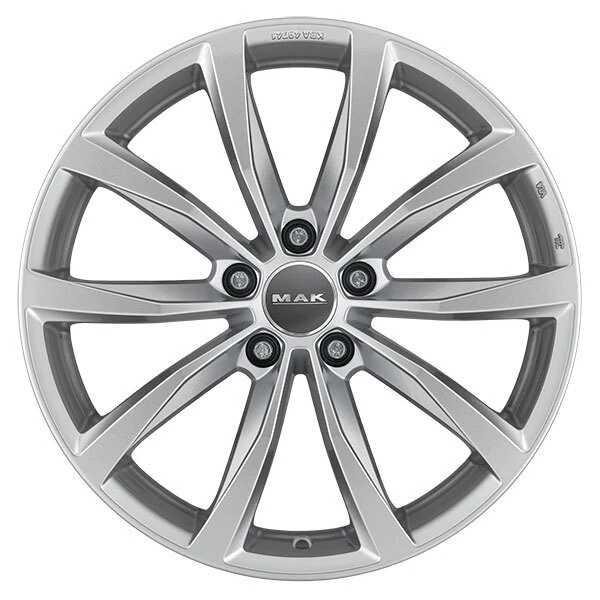 ALUFELGE MAK WOLF-BM Fur Bmw X1 7.5X17 5X112 Silver 273 EUR 157,00 ...