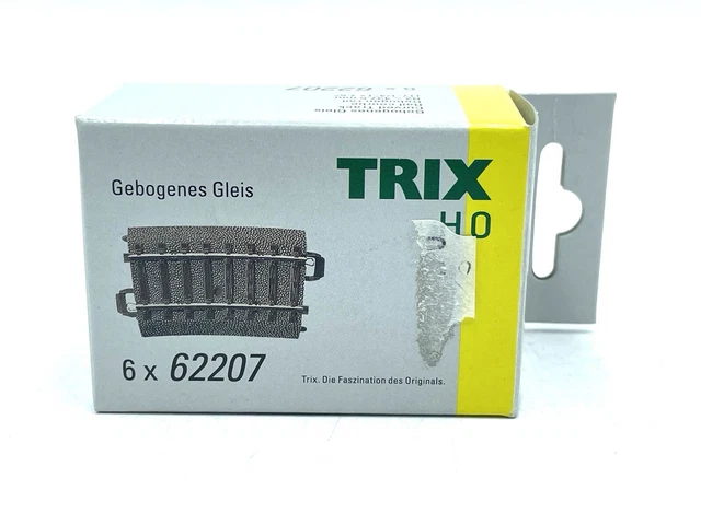 TRIX 62207 H0 Binario curvo serie C-Gleis 3 Pcs New In Box EUR 9,00 ...