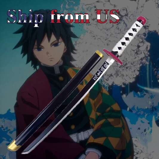 30& KIMETSU NO Yaiba Demon Slayer Tomioka Giyuu Sword Blade Cosplay ...