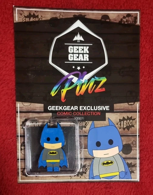 BATMAN GEEK GEAR exclusive Pinz comic collection #0001 £11.11 - PicClick UK