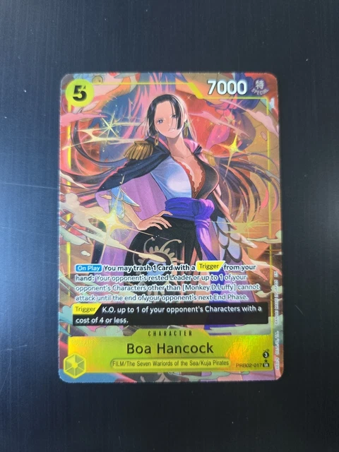 ONE PIECE TCG Boa Hancock English Alt Art PRB02-017 SR The Best Vol.2 ...