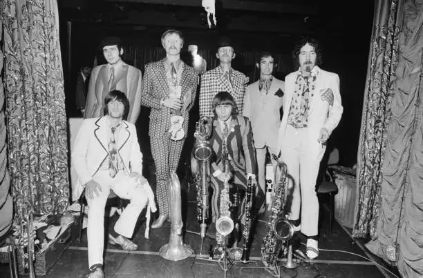 BRITISH ROCK BAND Bonzo Dog Doo-Dah Band, UK, 4th January 1968. - Old ...