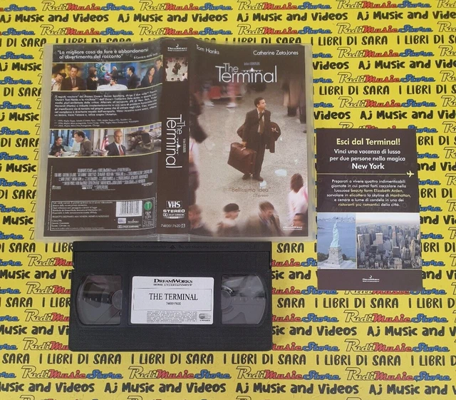 FILM*VHS THE TERMINAL C. Zeta-Jones Tom Hanks Steven Spielberg (F177 ...