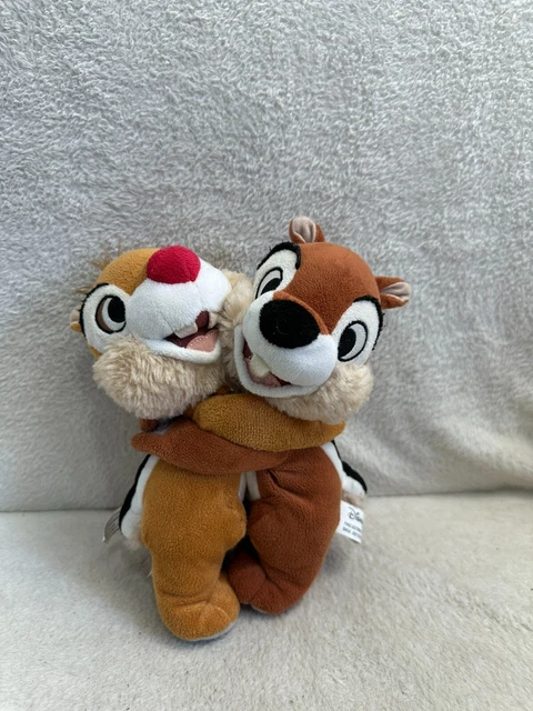 DISNEYLAND PARIS HUGGING chip and dale soft toy set of 2 £10.08 ...