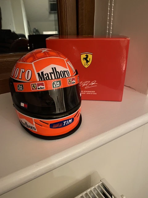 MICHAEL SCHUMACHER F1 2000 Bell Helmet Full Sponsorship 1:2 2000 ...
