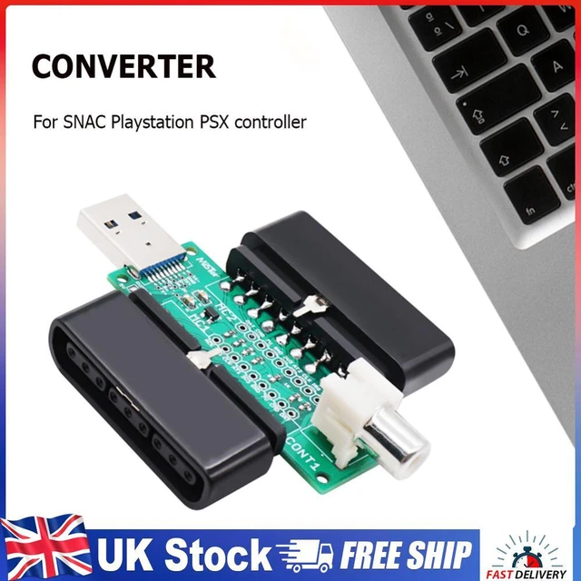 FOR SNAC PLAYSTATION PSX Controller Converter Adapter with USB 3.0 ...