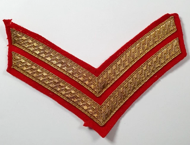 BRITISH ARMY GUARDS Regiment Corporal Rank Cheveron Badge Patch ...