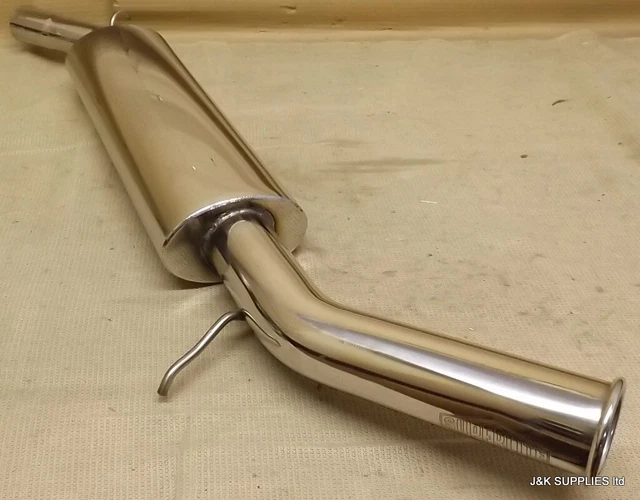 CLASSIC MINI SUPERLITE Side Exit Exhaust Back Box 1.75" Bore 2.5" Tail ...