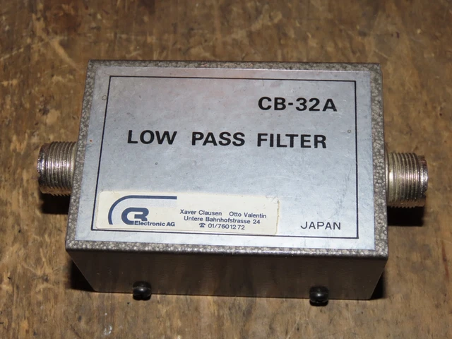 CB-32A FILTRE PASSE-BAS / Low Pass Filter EUR 40,00 - PicClick FR
