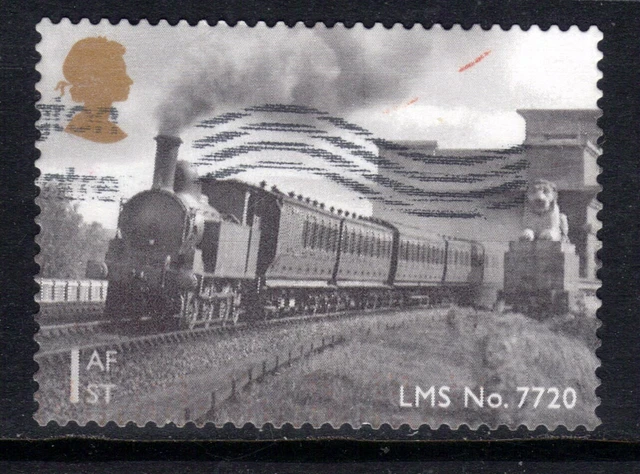 GB 2014 QE2 1st Classic Locomotives LMS No 7720 SG 3634 Self Adhesive ...