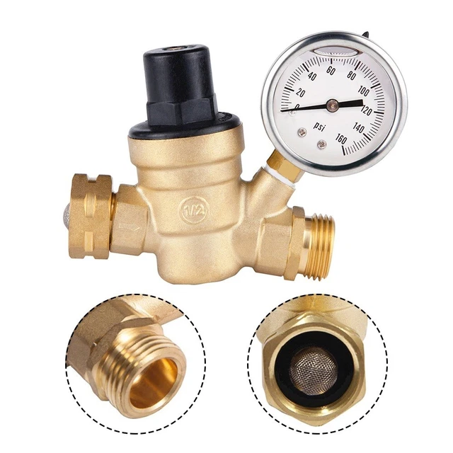 VANNE RÉGULATEUR DE pression d'eau réglable pour camping-car et remorque de vo EUR 58,95 ...