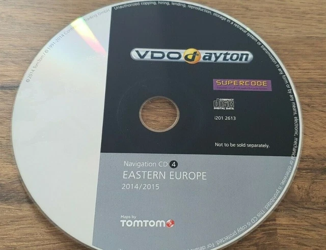EASTERN EUROPE EAST Maps - Vdo Dayton Supercode Navigation Final Update ...