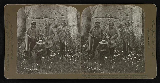 PERU DESCENDANTS OF the Incas, who ruled Peru before the Spanish c ...