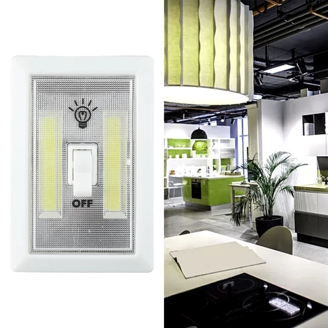 SHED GARAGE COB LED Light Switch No Cables Quick and Easy Installation ...