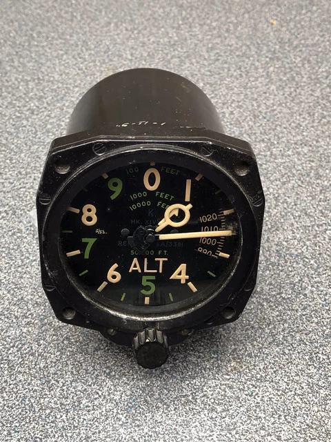 WW2 1940'S RAF Aircraft Altimeter Vintage Spitfire £74.99 - PicClick UK