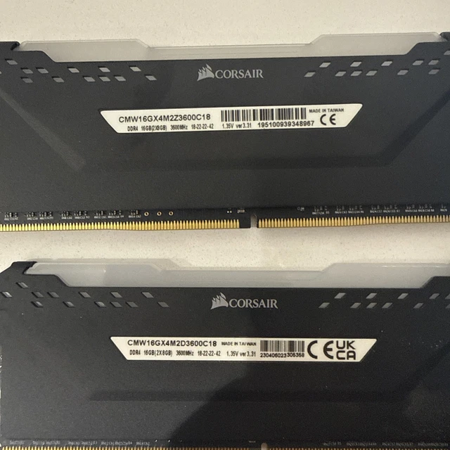 CORSAIR VENGEANCE RGB Pro SL 16GB DDR4 3600MHz Memory Module 2x8GB £72. ...