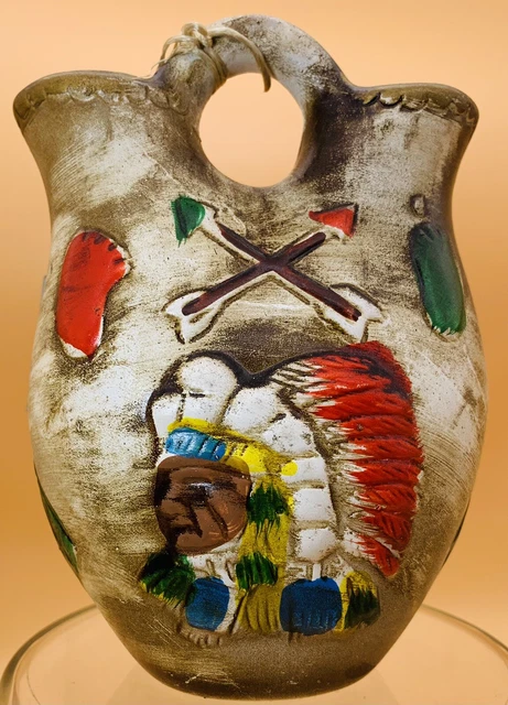 OLD NATIVE AMERICAN Legend of the Indian Wedding Pitcher The Great ...