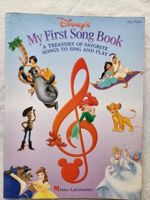 DISNEY MY FIRST SONG BOOK for EASY PIANO - SONGS to SING & PLAY - HAL ...