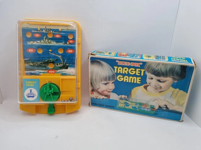 VINTAGE BLUE-BOX TARGET Game 77840 Made In Hong Kong Very Rare Original ...
