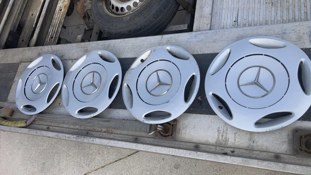 MERCEDES W202 W124 w140 w201 hubcaps wheel trims £40.00 - PicClick UK