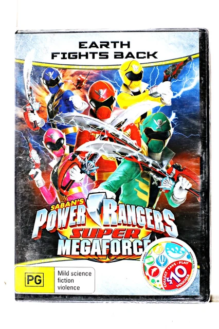 POWER RANGERS SUPER Megaforce - Earth Fights Back : DVD Damaged Booklet ... POWER RANGERS SUPER Megaforce - Earth Fights Back : DVD Damaged Booklet ...