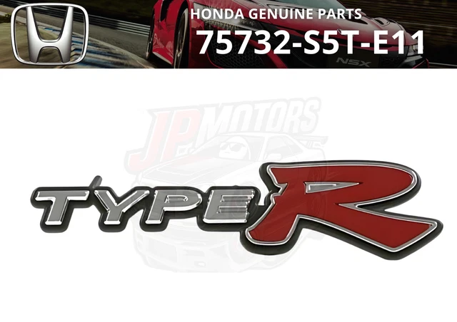 HONDA GENUINE FRONT Emblem TYPE R Civic EP3 75732-S5T-E11 OEM JDM JAPAN ...