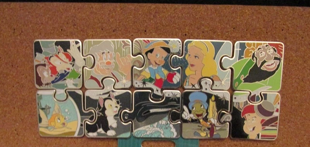 PUZZLE MISTERO CONNESSIONE personaggi Disney Pinocchio - Set completo ...