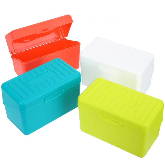 4 PCS INDEX Card Holder Box Organizer Flash Case Business Storage $41. ...