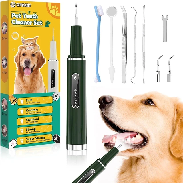 ADVANCED PET PLAQUE Remover - Gentle Ultrasonic Dental Kit for Dogs ...