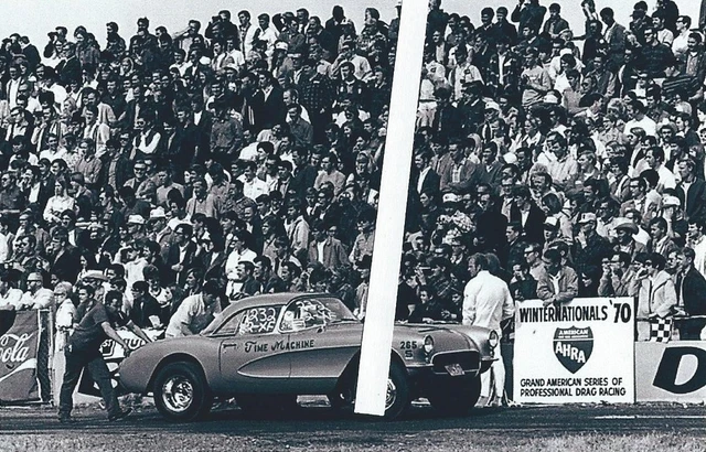 1960S DRAG RACING-XF Corvette-"TIME MACHINE"-1970 AHRA Winternationals ...