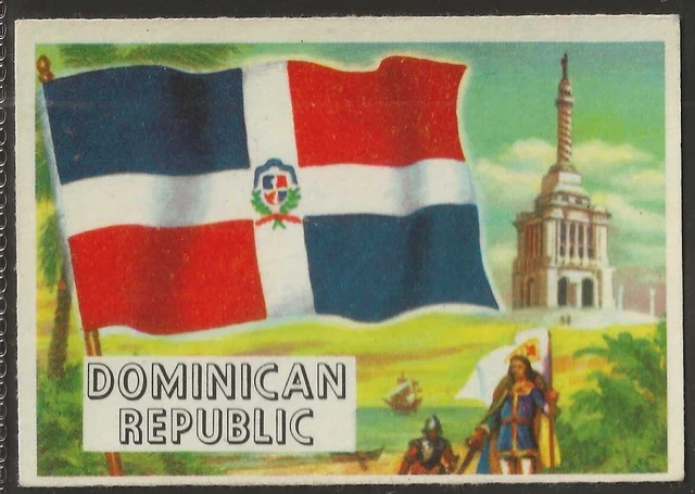 A&BC-FLAGS OF THE World 1959 (Large Size X80)-#73- Dominican Republic £ ...