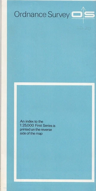 ORDNANCE SURVEY (OS) 1:25,000 First Series Map Sheet TQ 09 ...