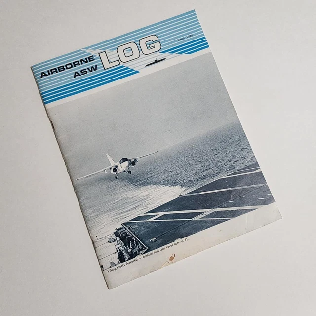 1974 AIRBORNE ASW Log magazine Lockheed California Aircraft company ...
