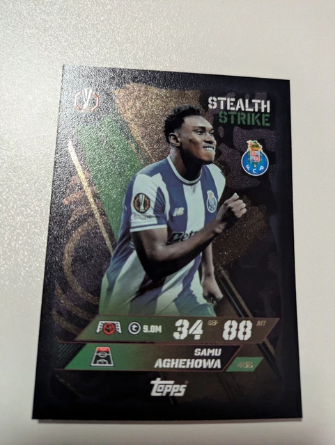 TOPPS MATCH ATTAX Champions League 2025/2026 Stealth Strike 458 Samu ...