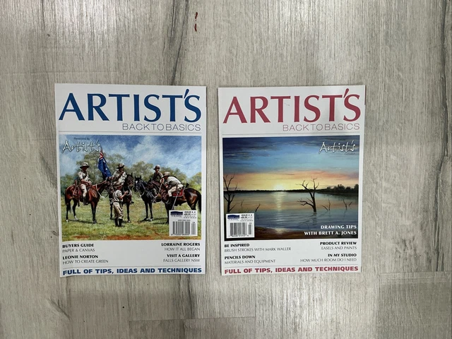ARTIST'S BACK TO Basics Magazines Issue No 2_3 2012 & Issue No 5_4 2015 ...