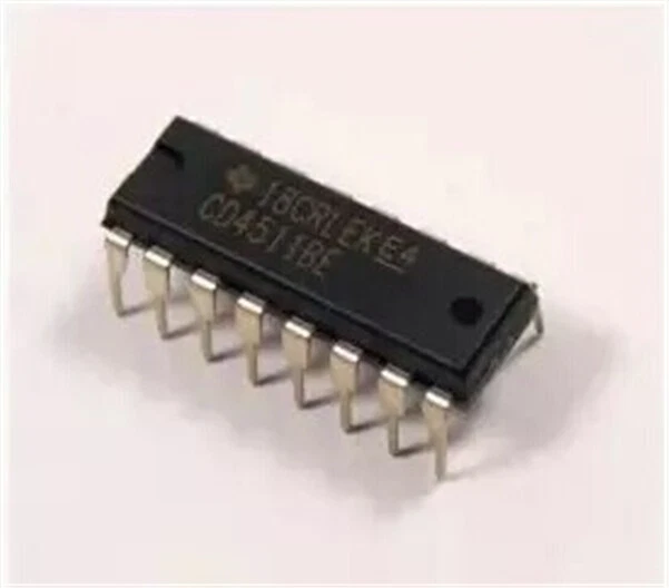 4511 CD4511BE CMOS 5Pcs Bcd To 7 Segment Latch Decoder CD4511 New Ic se ...