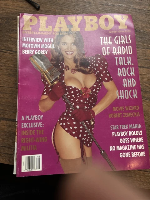 PLAYBOY MAGAZINE AUGUST 1995 Men's Centrefold Playmate Rachel J Marteen £8.99 - PicClick UK