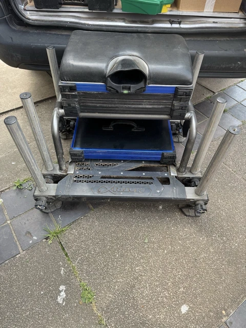 FOX MATRIX S36 Superbox Seatbox with sliding footplate Match Fishing £ ...