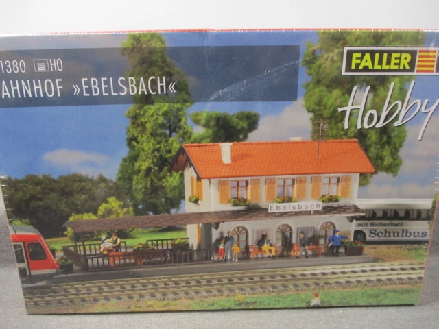 FALLER SPUR H0 131380 Bausatz Bahnhof Ebelsbach ungebaut in OVP EUR 9,90 - PicClick DE
