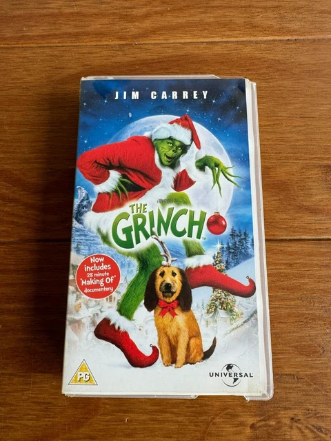 JIM CARREY THE Grinch Vhs Video £6.50 - PicClick UK
