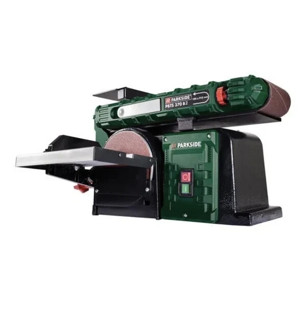 PARKSIDE BELT & Disc Sander PBTS 370 B2 Adjustable Sanding belt 150mm ...